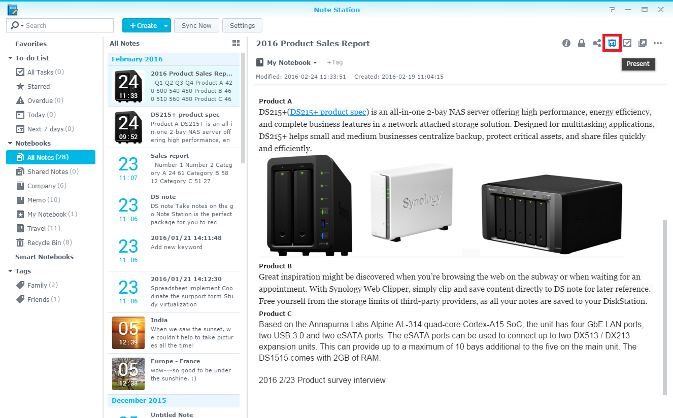 群晖教程：如何使用Note Station提高工作效率？ - 群晖 Synology